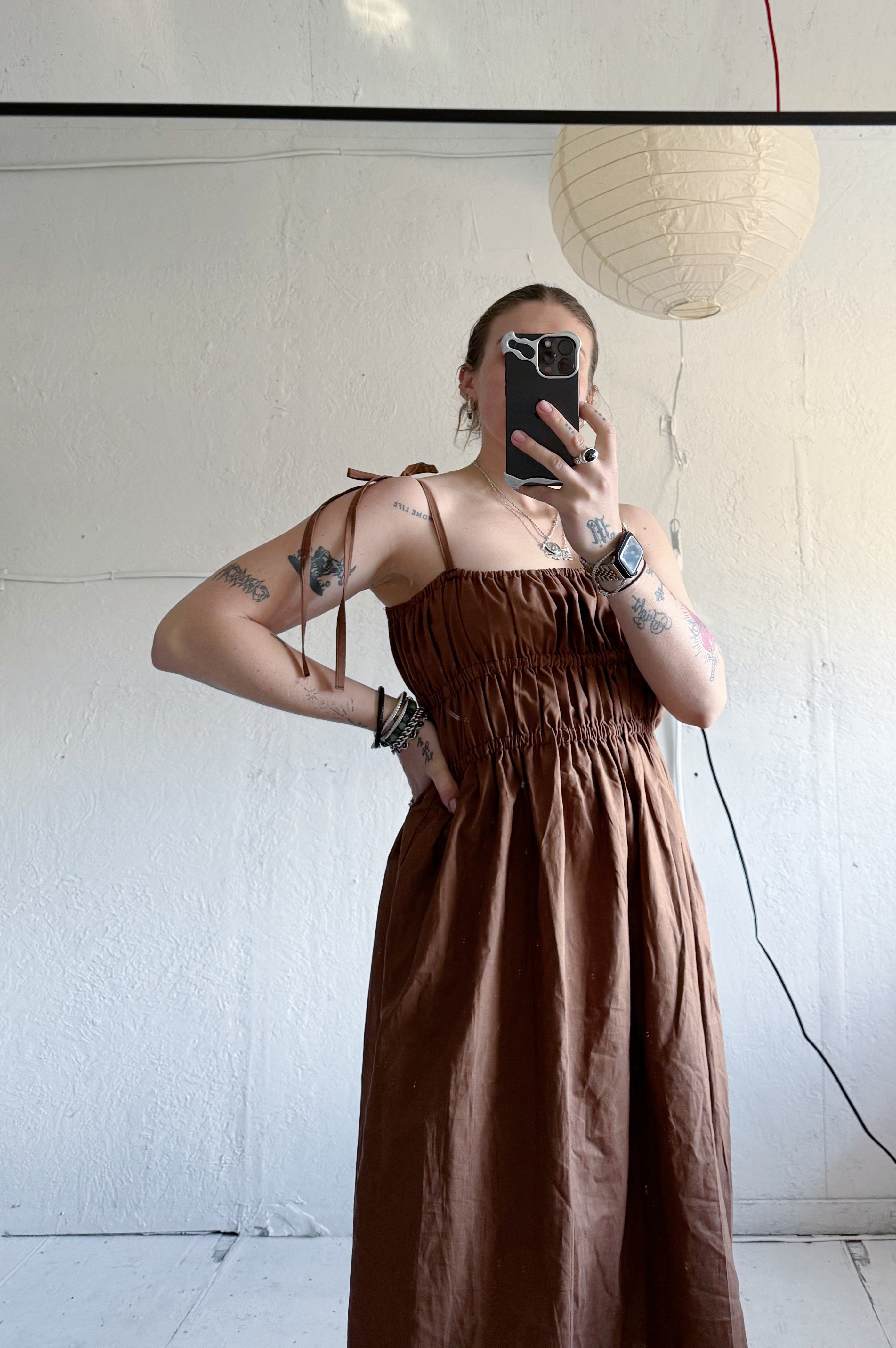 Sample #82, Gathered Bustier Midi – Maya Meyer